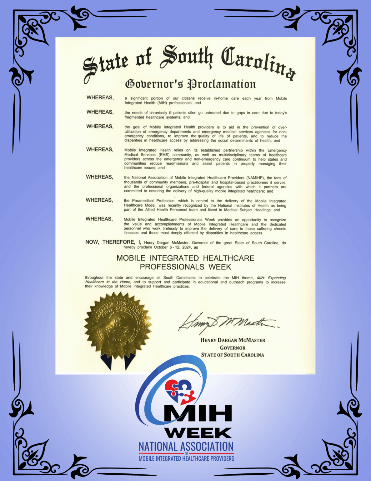 MIH Week – National Association of Mobile Integrated Healthcare Providers